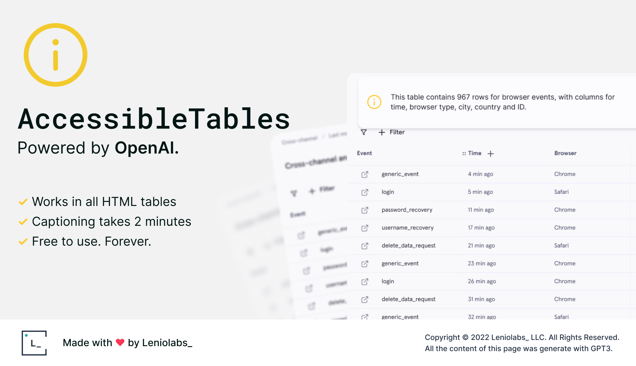 AccessibleTables - GPT3